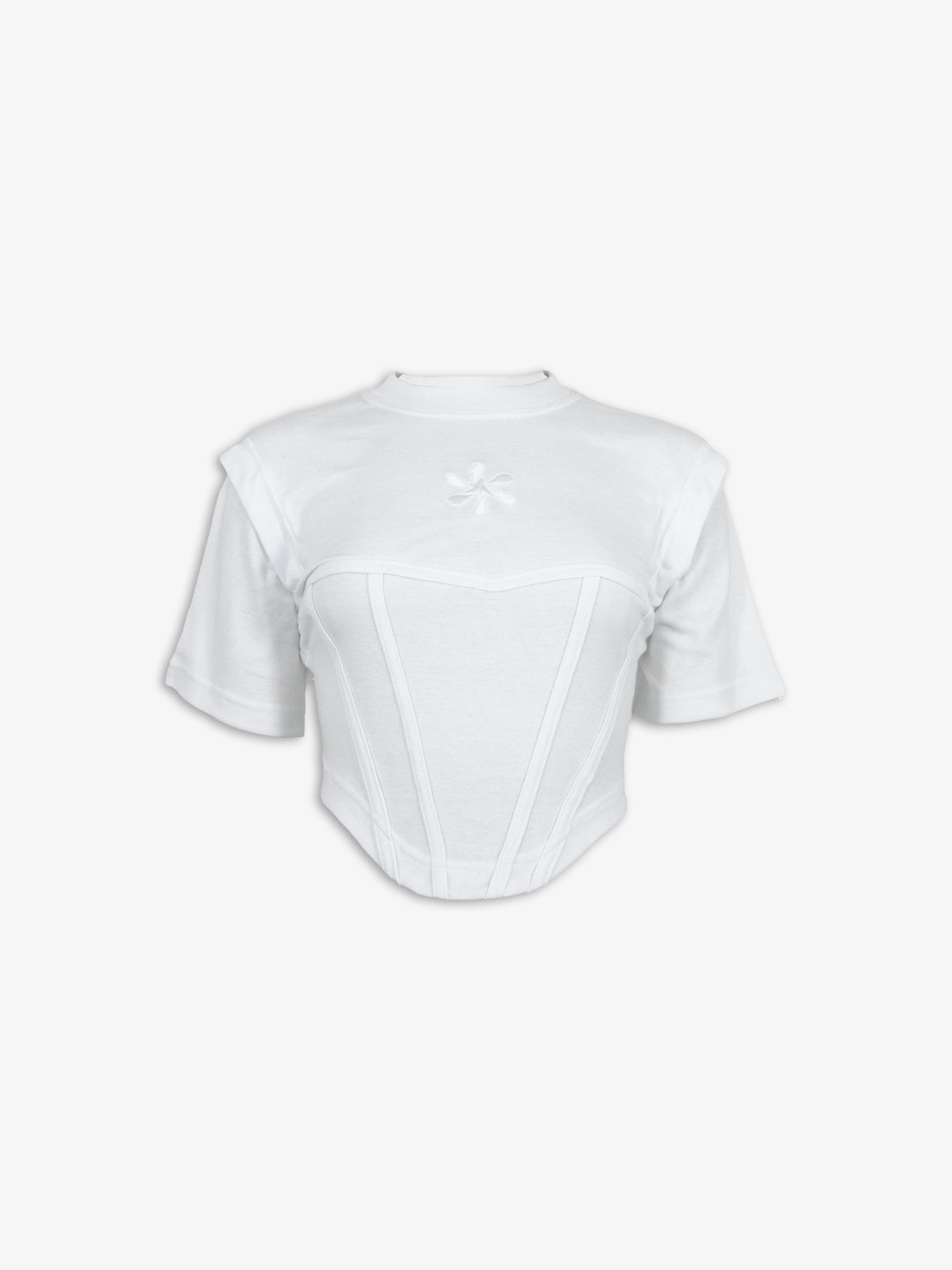 Deleite Liz Campos T-shirt: Fitted with Eudamonia Embroidery